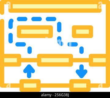 store movement map icon color illustration Stock Vector Image & Art - Alamy
