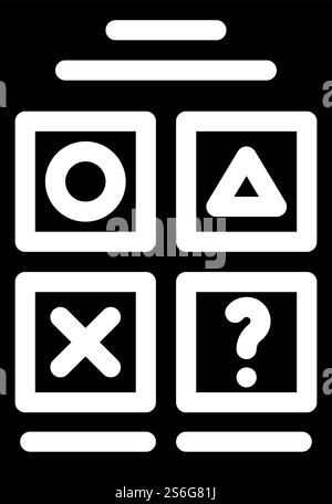 testing for self study glyph icon vector illustration Stock Vector ...