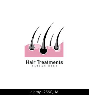 Hair treatments vector icon. Illustration design template Stock Vector ...