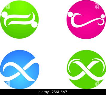 infinity logos and symbols template icons app Stock Vector Image & Art ...