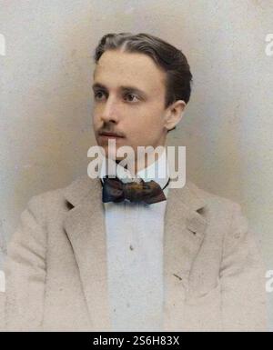 Filippo Tommaso Marinetti, Italian poet, writer and dramatist, in ...