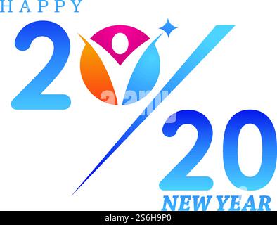 2020 Logo Graphics New Year vector Stock Vector Image & Art - Alamy