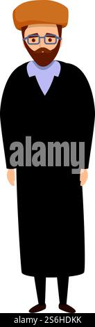 Islamic priest icon. Cartoon of Islamic priest vector icon for web ...