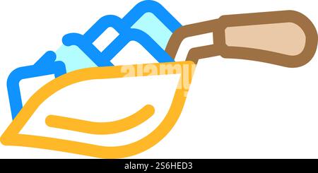 ice scoop bartender icon color illustration Stock Vector Image & Art ...