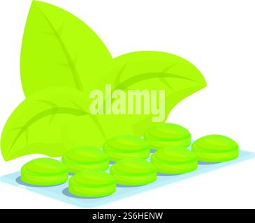Bio cough drops icon. Cartoon of Bio cough drops vector icon for web ...