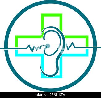 ear logo and symbols vector app icons Stock Vector Image & Art - Alamy
