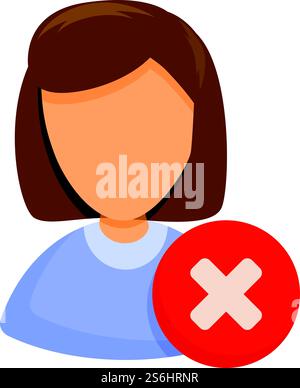 Group delete icon outline vector. People service. Remove account Stock ...