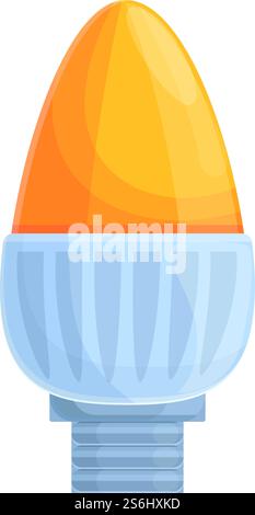 Smart lightbulb led icon. Cartoon of Smart lightbulb led vector icon ...