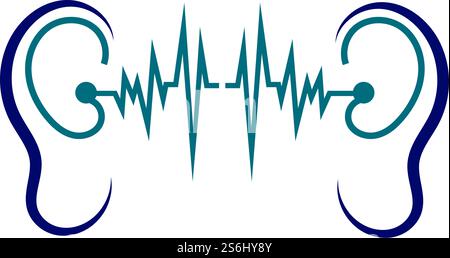 ear logo and symbols vector app icons Stock Vector Image & Art - Alamy