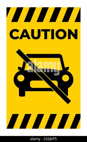 Car prohibition sign on white background Stock Vector Image & Art - Alamy