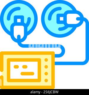 stimulator with suction cups icon color illustration Stock Vector Image ...