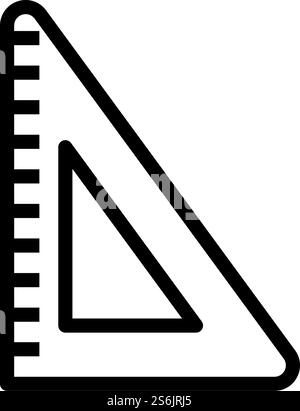 Icon Of Triangle. Editable Bold Outline Design. Vector Illustration ...