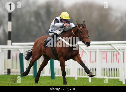 Herakles Westwood ridden by James Bowen (left) on their way to winning ...