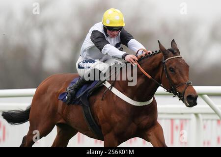 Herakles Westwood ridden by James Bowen (left) on their way to winning ...