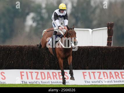 Herakles Westwood ridden by James Bowen (left) on their way to winning ...