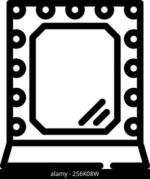 mirror stylist line icon vector illustration Stock Vector Image & Art ...