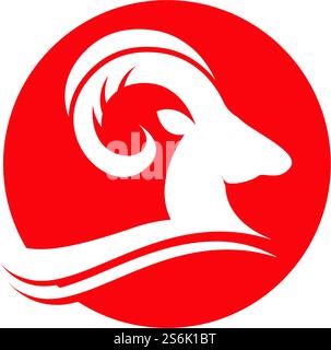 Rams head logo design icon Stock Vector Image & Art - Alamy