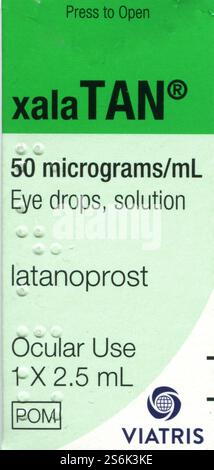 Pfizer xalatan eye drops solution - packaging box has increased in size ...