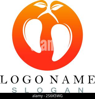 Mango fruits logo and symbols vector Stock Vector Image & Art - Alamy