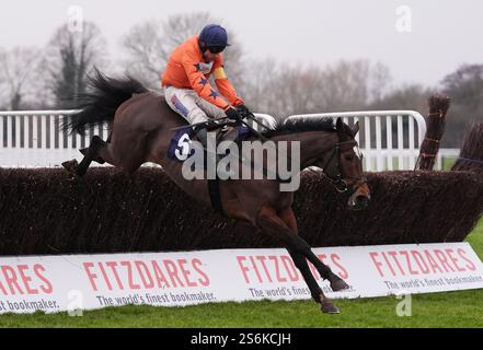 Panic Attack ridden by Harry Skelton on their way to winning the Alder ...
