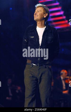 Milan Italy 25/03/2007: Ron , Italian singer, during the live concert ...