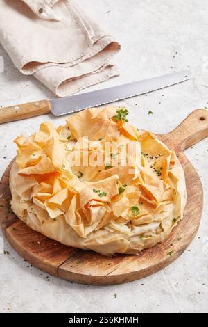 Pumpkin and Filo Pastry Bake Stock Photo - Alamy