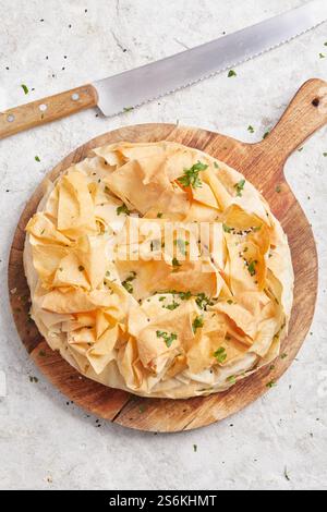 Pumpkin and Filo Pastry Bake Stock Photo - Alamy