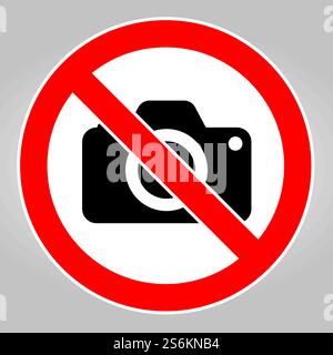 Do not record images,No photography sign Stock Vector Image & Art - Alamy