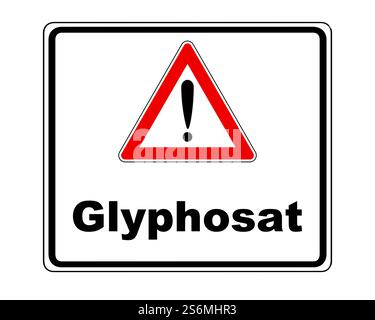 Warning sign with exclamation mark and additional information Stock ...