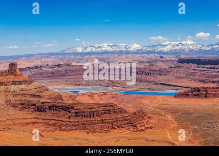 Majestic landscape scenery from Dead Horse point State Park in Moab, on ...