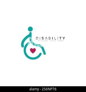 modern Disabled people support logo Stock Vector Image & Art - Alamy