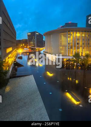 View of the Philharmonie, the European Court of Justice, the A&O ...