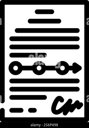 approved plan line icon vector illustration Stock Vector Image & Art ...