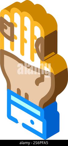 vitiligo skin disease isometric icon vector illustration Stock Vector ...