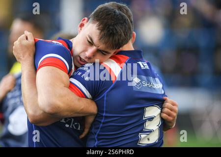 Leeds, England - 26th December 2024 - Wakefield Trinity's Noah Booth ...