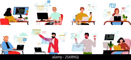 Programmers. Hackers freelancers overworked corporate people internet ...