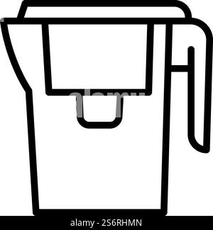 pop filter line icon, outline symbol, vector illustration, concept sign ...