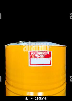Bulging 55-gallon steel drum at risk to rupture or explode Stock Photo ...