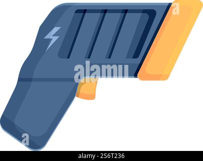 pistol taser gun cartoon vector illustration Stock Vector Image & Art ...