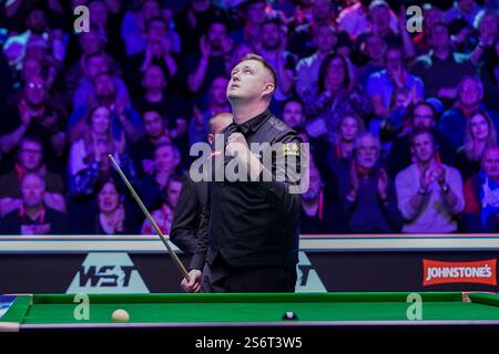Kyren Wilson celebrating after winning the match between Kyren Wilson ...