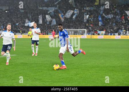 Olimpico Stadium, Rome, Italy - Alieu Fadera of US Sassuolo under ...