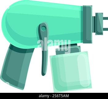 car paint sprayer cartoon vector illustration Stock Vector Image & Art ...