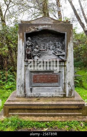 Clark Monument (of Lewis and Clark) at McKenzie Head, Cape ...