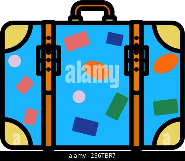 Isolated suitcase icon fill vector design Stock Vector Image & Art - Alamy