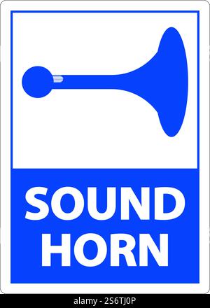 2-Way Sound Horn Sign On White Background Stock Vector Image & Art - Alamy