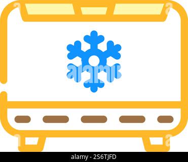 freezer electronics icon color illustration Stock Vector Image & Art ...