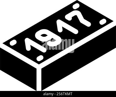 old brick glyph icon vector illustration Stock Vector Image & Art - Alamy