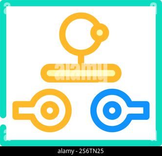 joystick switches icon color illustration Stock Vector Image & Art - Alamy