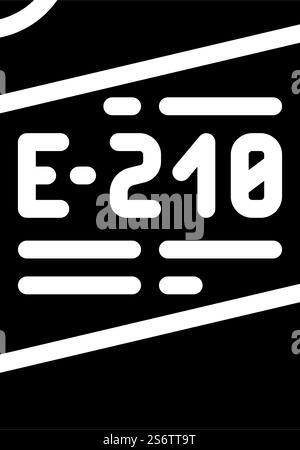 chemical additives glyph icon vector illustration Stock Vector Image ...