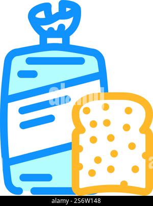 toast package color icon vector illustration Stock Vector Image & Art ...